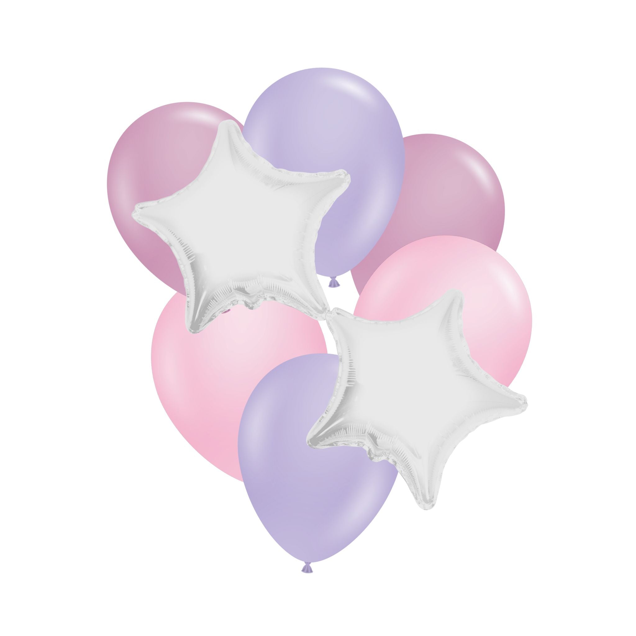 Purple Sparkle Bouquet – Garden State Balloons